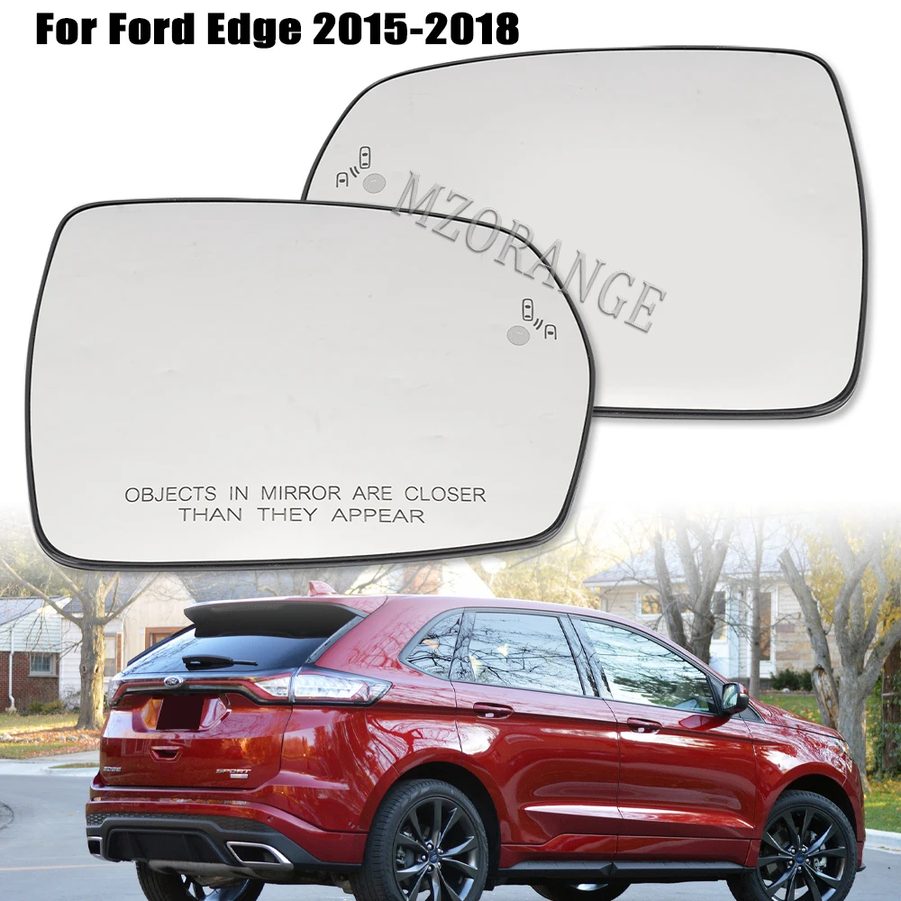 Heated-Rearview-Mirror-Glass-for-Ford-Edge-2015-2016-2017-2018-with ...