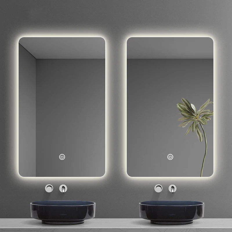 Rectangular-LED-Mirror-Unbreakable-Touch-Switch-Smart-Bathroom-Mirror ...
