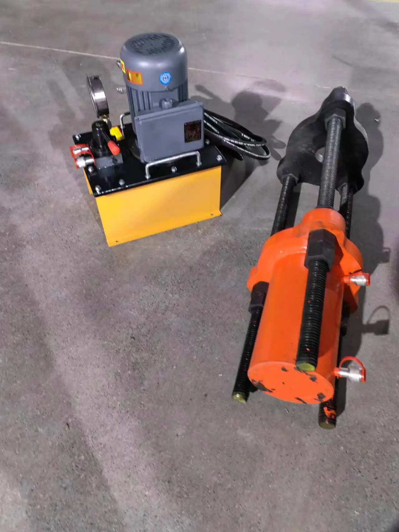 Heavy Track Pin Press Remover Electric Hydraulic Crawler Track ...