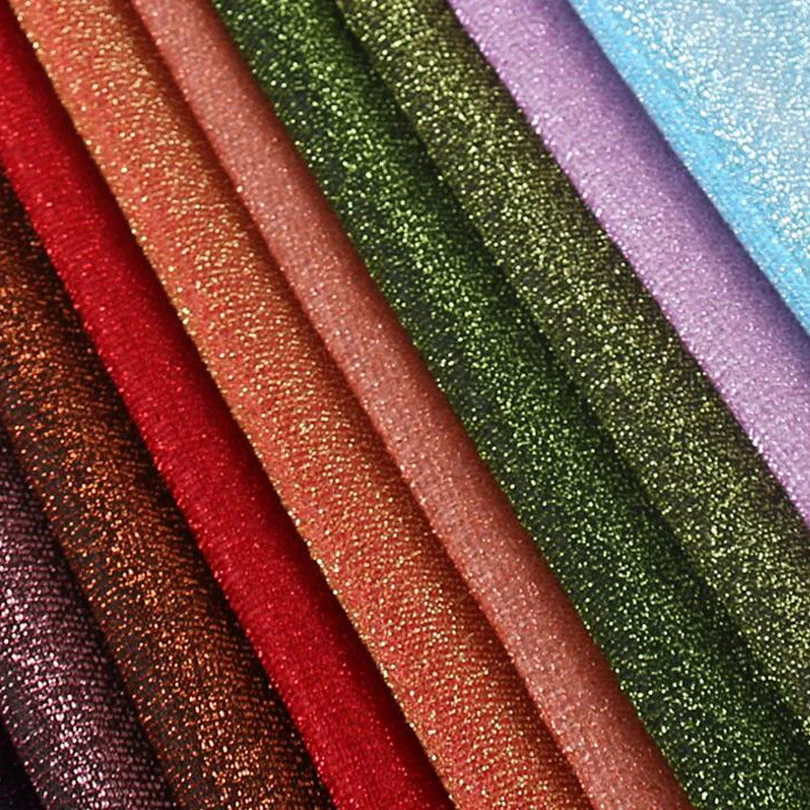 Shimmer-Fabric-Stretchy-Metallic-Polyester-Party-Decoration-Shiny ...