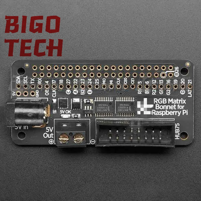 RGB Matrix Bonnet for Raspberry Pi LED zero PI0 Raspberry pi Zero V1.3 ...