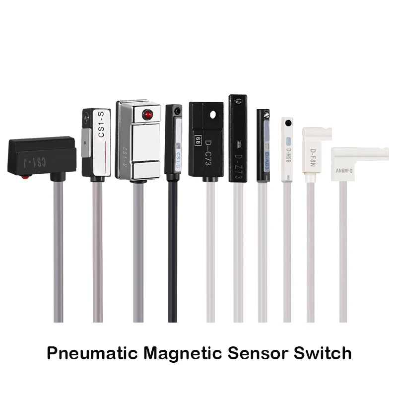 Cylinder Magnetic Switch Sensor CS1-U/J/F/G/M Two-Line Sensor D-M9B/A93 ...