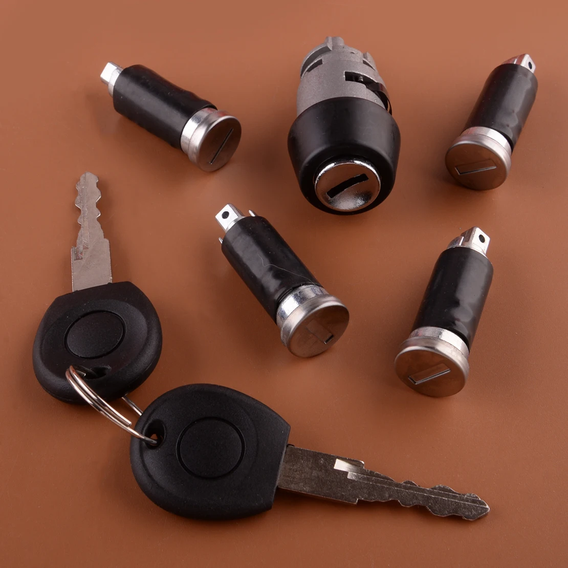 1 Set Ignition Lock Locking Cylinder Key Kit Fit for VW Transporter T4 ...