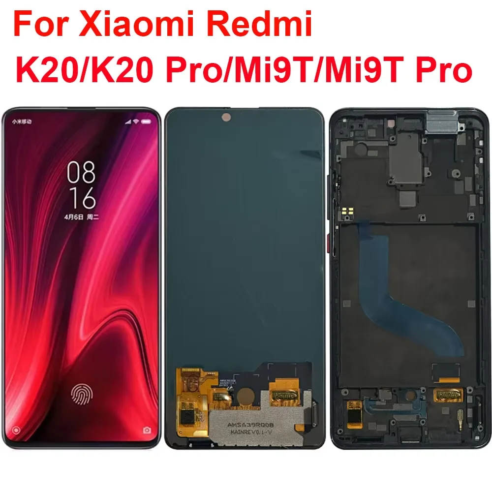 Super Amoled Screen For Redmi K20 Pro / K20 LCD Display Digital Touch ...