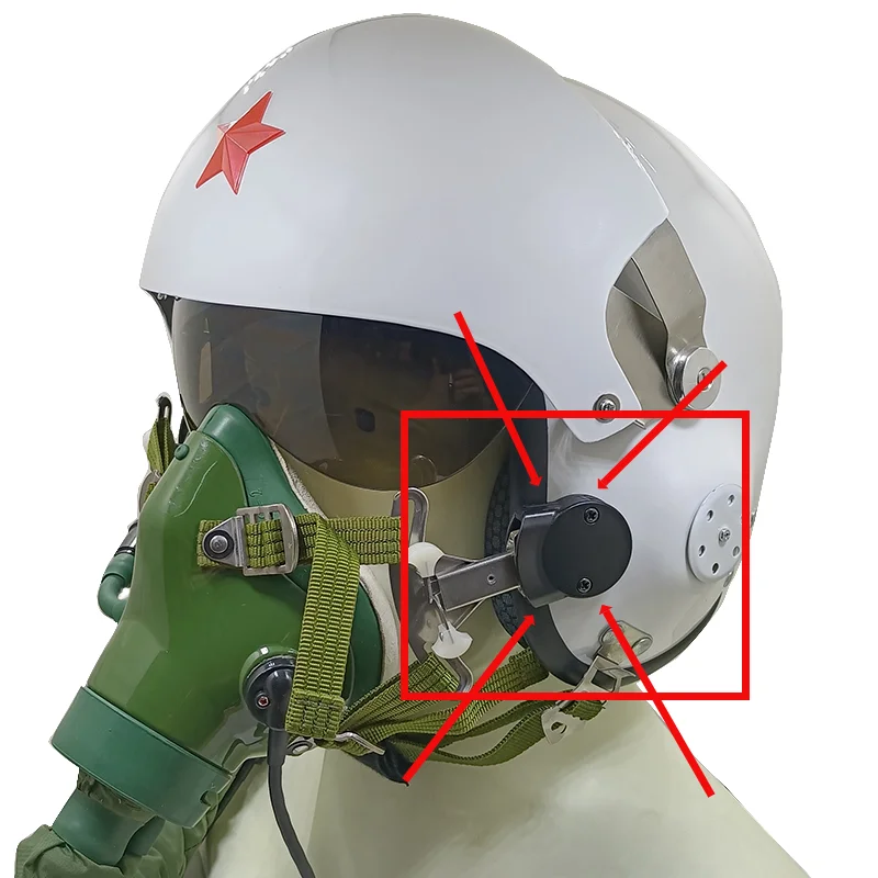 New Pilot Helmet Personalized Electric Double Lenses Can Be Fitted with ...