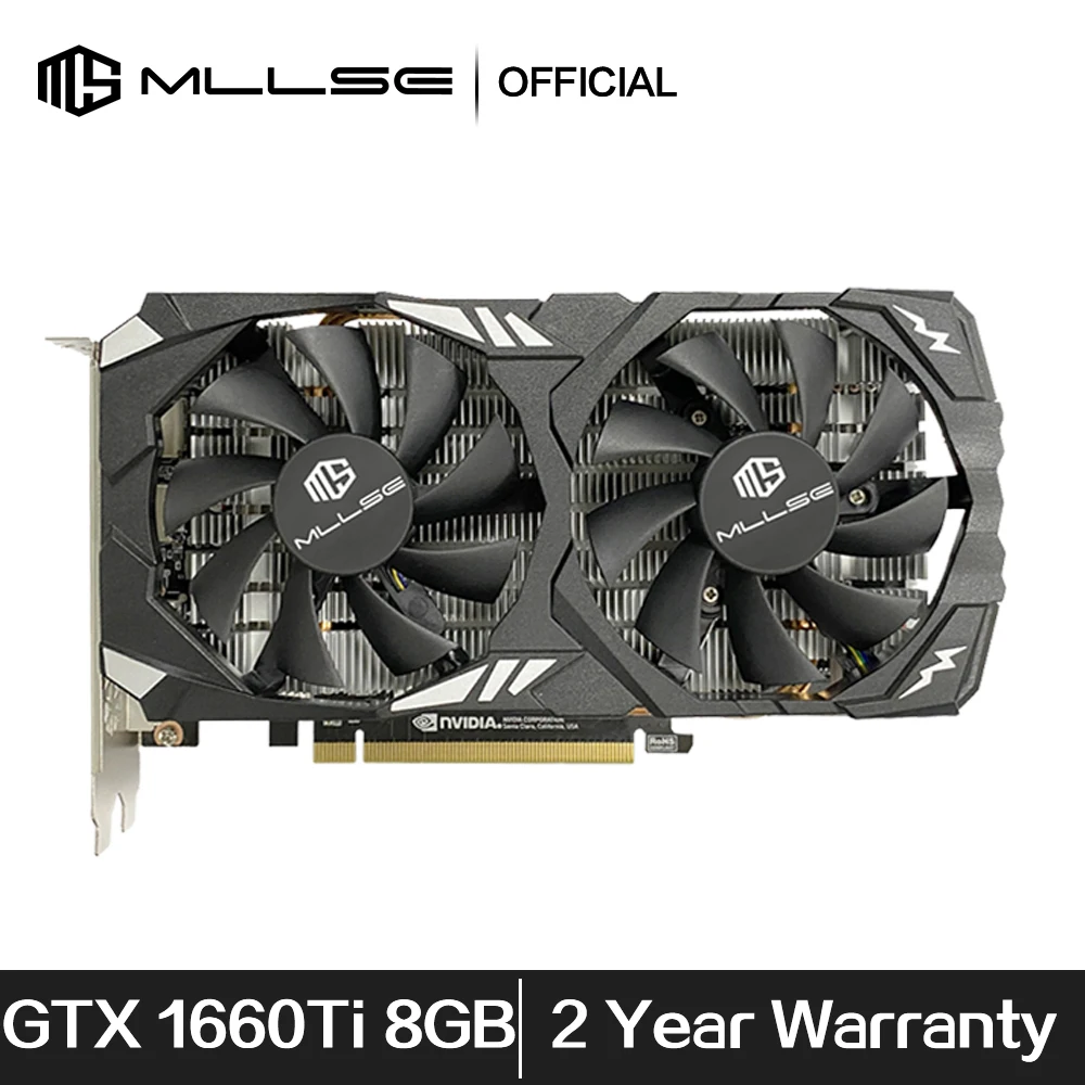 Placa gráfica MLLSE-GTX 1660Ti, 6GB, X-GAME GPU NVIDIA, GDDR6, 192bit ...