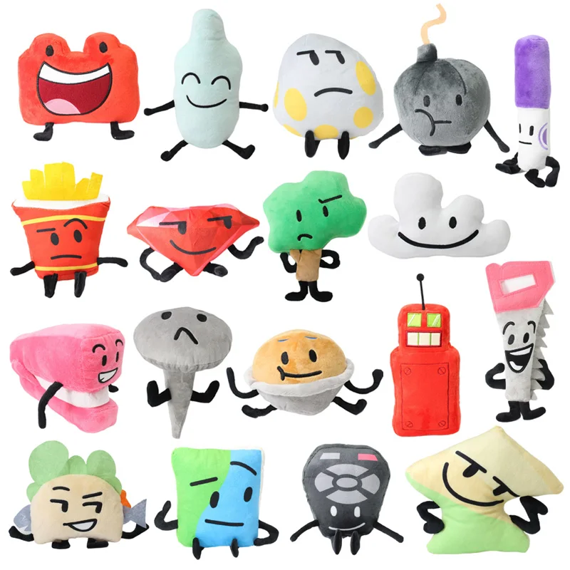 18-Style-Battle-For-Dream-Island-Plush-Toy-Marker-Pen-Fries-Bottle-Nail ...