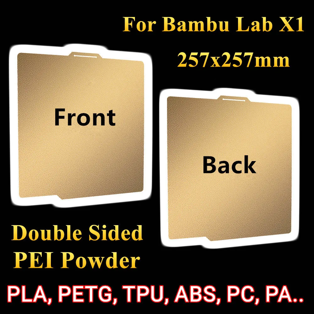 X Plate 3d Printer | Bambulab X1 Carbon | Build Plate | Pei Texture ...