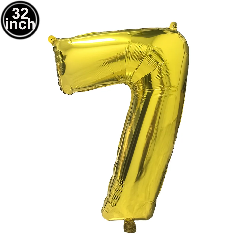 Large Multi-Color Number Balloons (32-Inch) – Crafting Corner