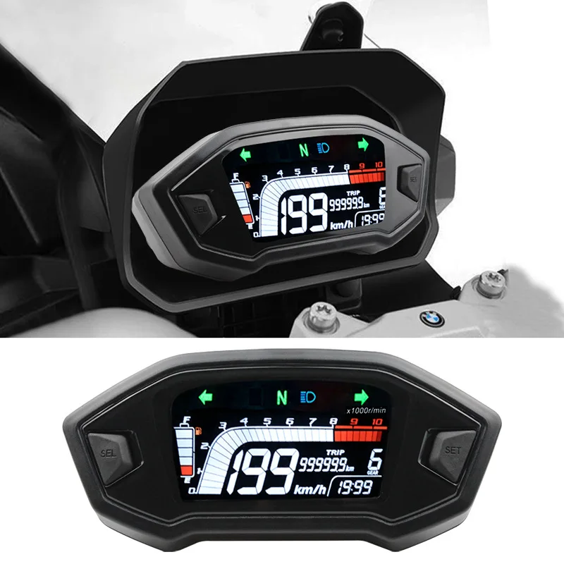 Motorcycle-Refitted-with-LCD-Meter-Speedmeter-Tachometer-Fuel-Meter ...