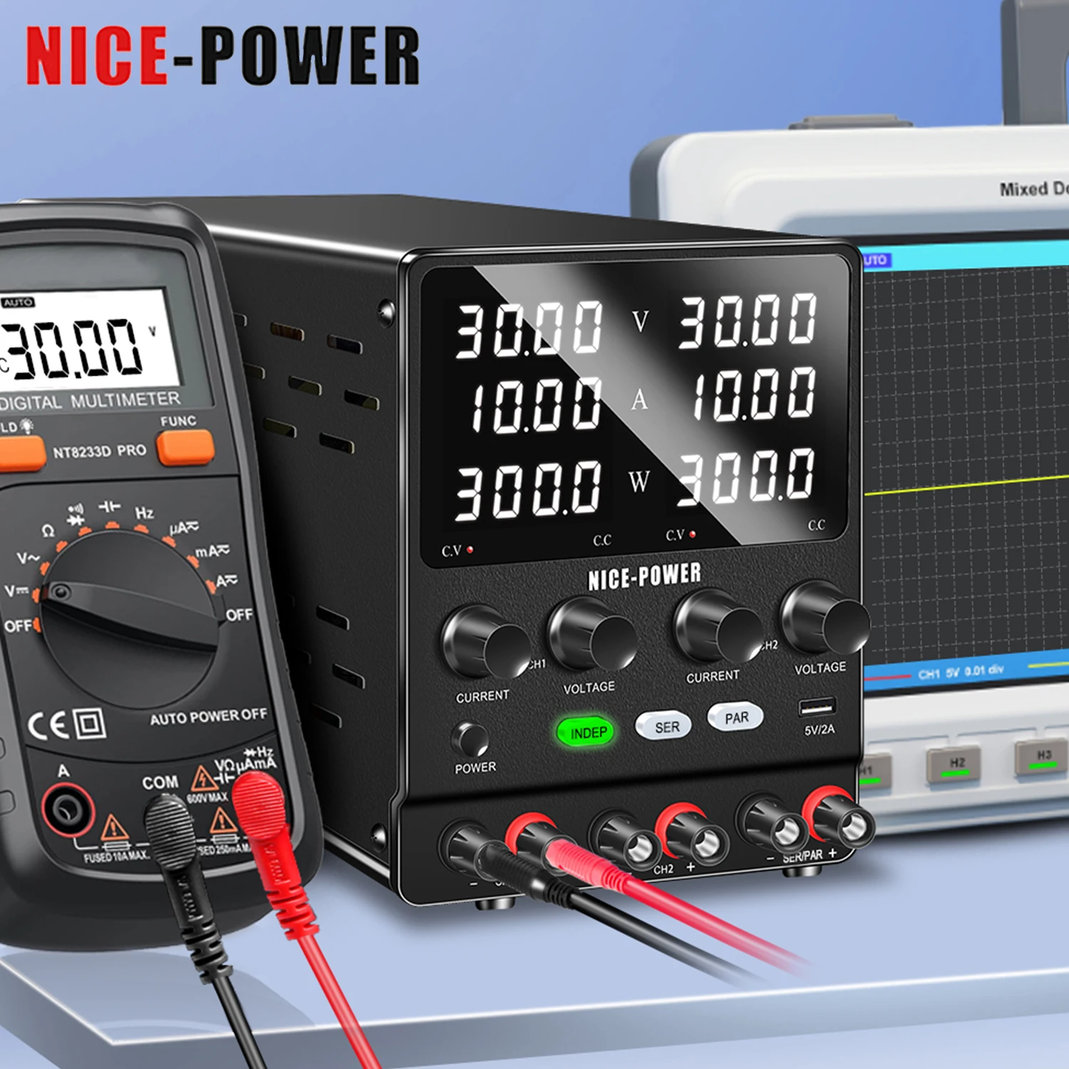Nice-Power-Variable-Dual-Channel-DC-Power-Supply-Lab-Adjustable-Power ...