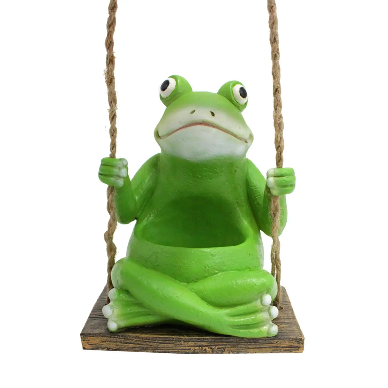 Swinging-Frog-Plant-Pot-Flower-Storage-Container-Creative-Swinging ...