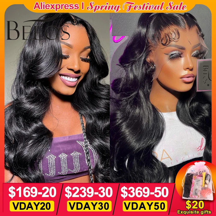BEEOS-36in-250-Body-Wave-13x6-HD-Lace-Frontal-Wig-Preplucked-13x4-HD ...