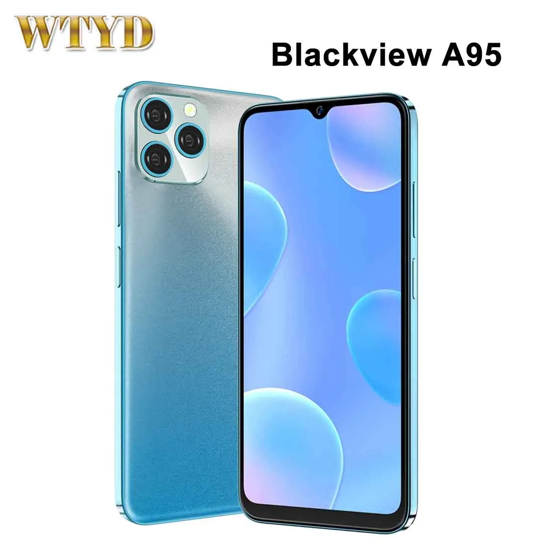 Blackview A95 8GB 128GB Smertphone 4380mAh Battery 6.528 inch Android 11.0 Helio P70 Octa Core ...