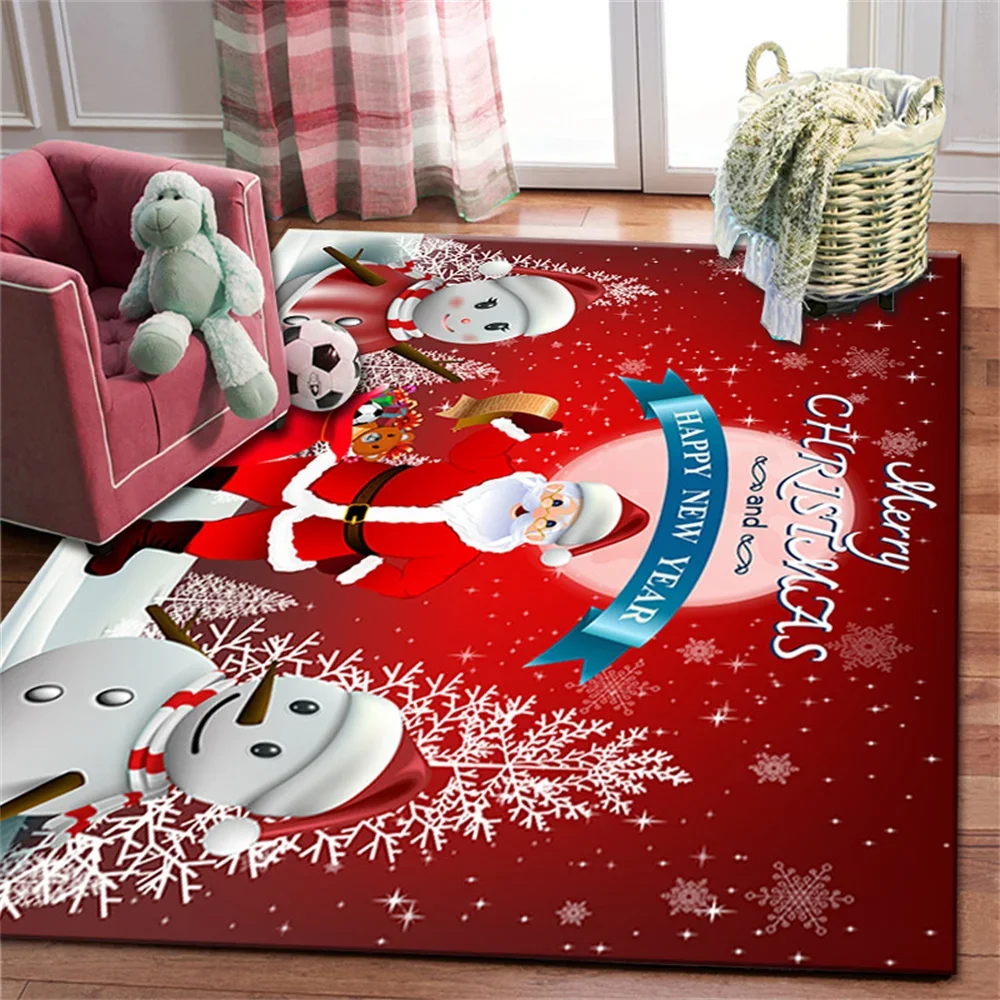 Christmas-Tree-balloon-rug-Cartoon-elk-Christmas-Gift-Santa-Claus-Elk ...