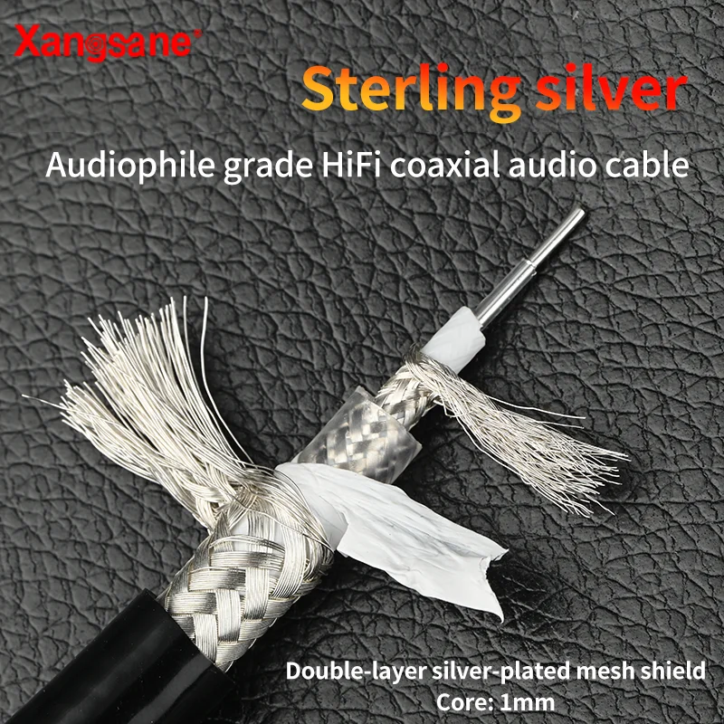 Silver Coaxial Audio Cable | Sterling Silver Cable | Bnc Cable Audio ...