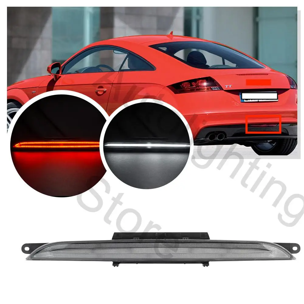 3-In-1 LED Rear bumper Fog Light Assembly For 2007 2008 2009-2013 Audi ...