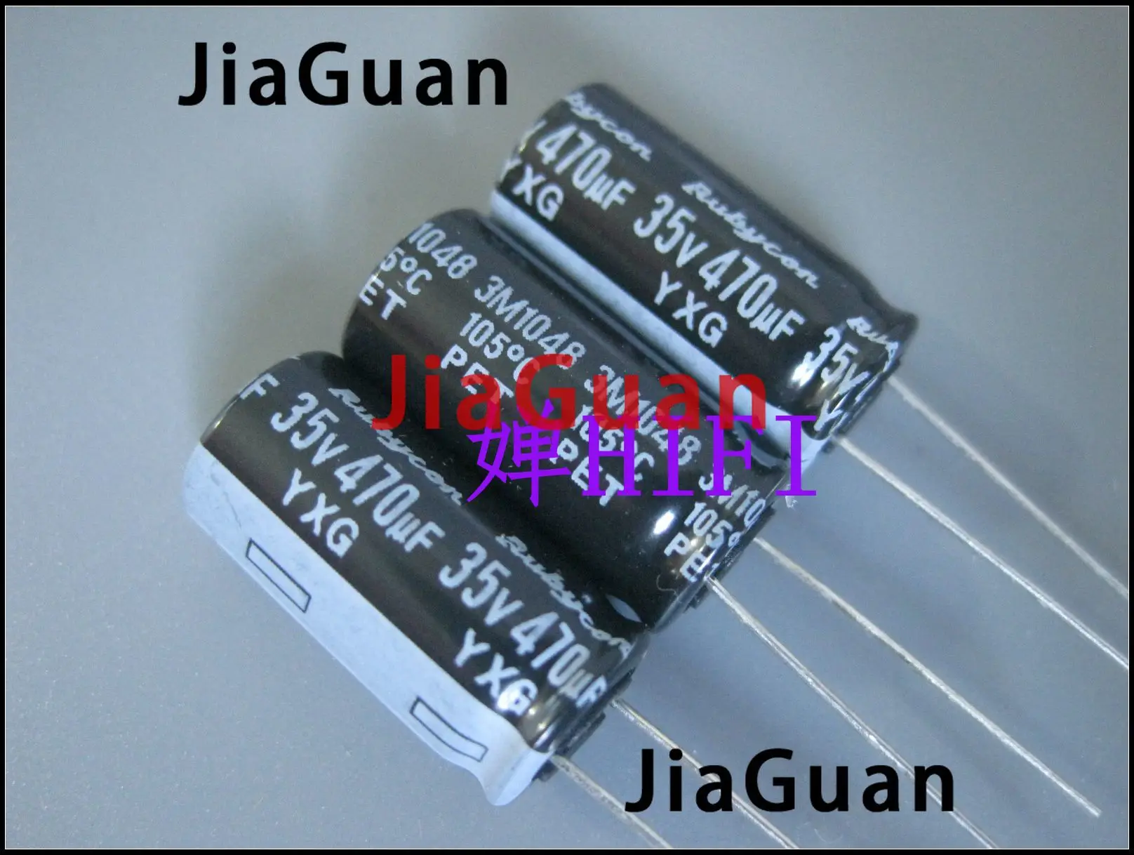 20PCS-RUBYCON-yxg-470uf-35v-10x20MM-electrolytic-capacitor-YXG-35V470UF-high-frequency-low ...