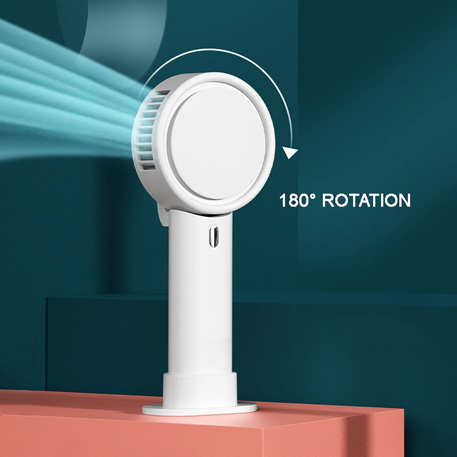 Handheld-Fan-Portable-Mini-Bladeless-Fan-3-Modes-180-Rotation-Silent ...