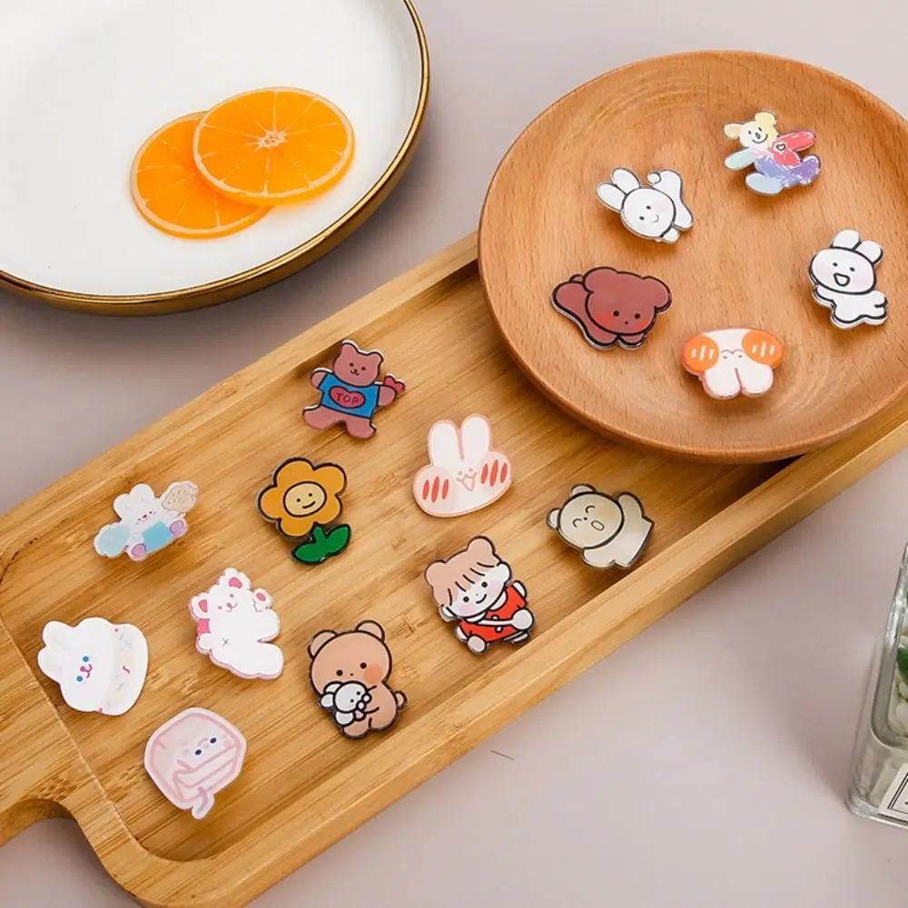 1PCS-Creative-Brooches-Cartoon-Cute-Cartoons-Bunny-Bear-Painting-Dog ...
