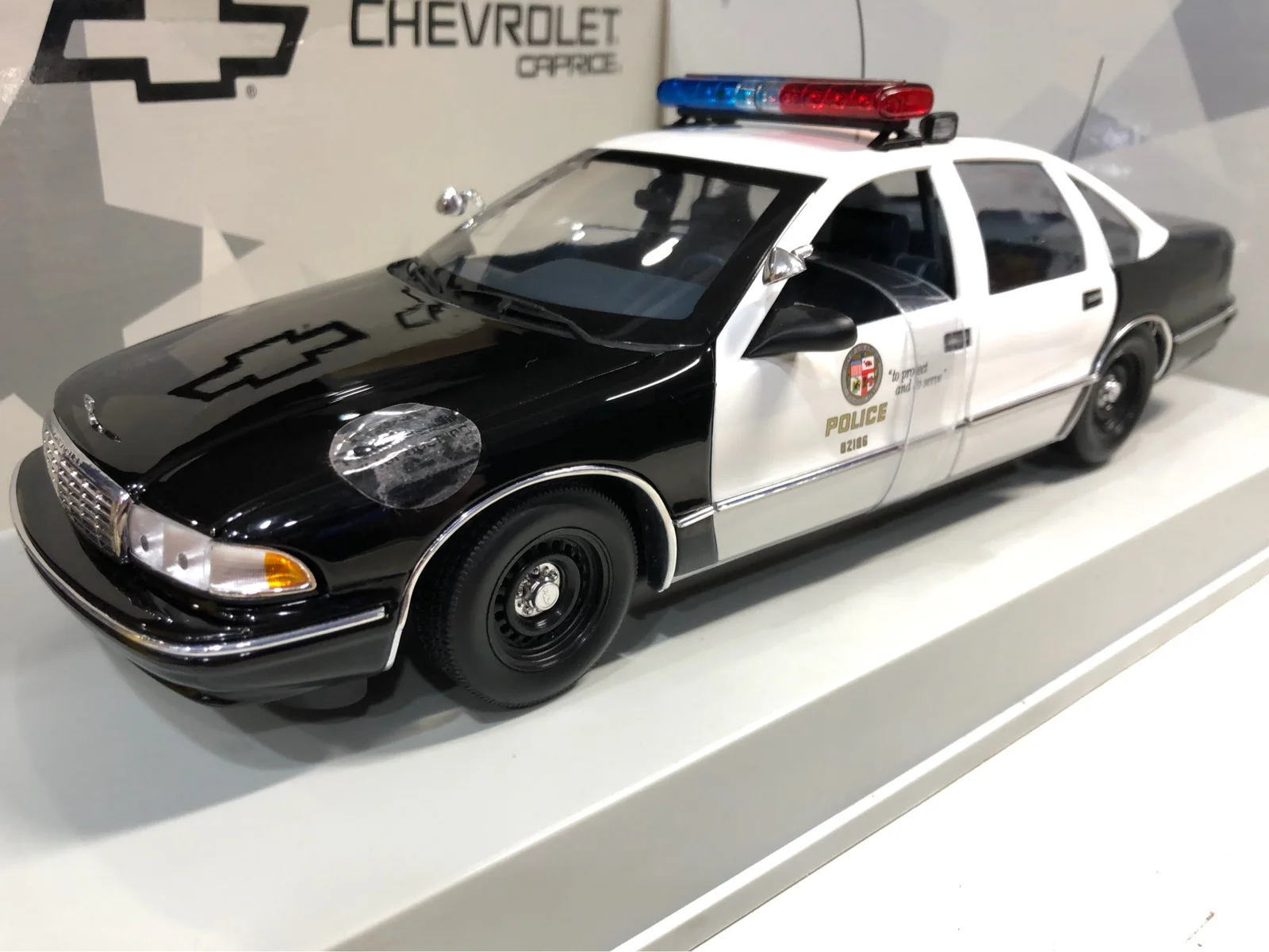 Autoart 1:18 Chevrolet Caprice Lapd Los Angeles Police Car Rare Limited ...