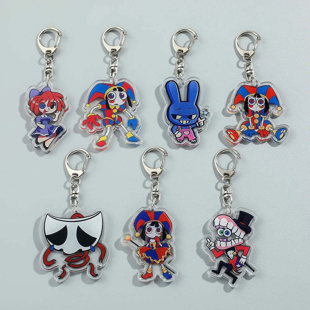 The-Amazing-Digital-Circus-Clown-Keychain-Cute-Movie-Animation ...