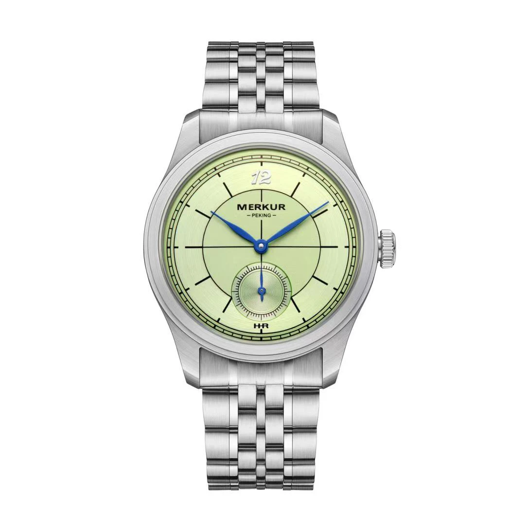 The-New-MERKUR-Cross-Line-Sector-Dial-Green-Retro-Casual-Watch-for-Men ...