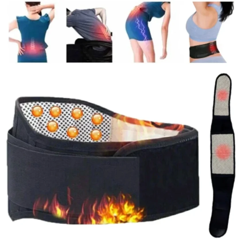 Adjustable-Tourmaline-Self-heating-Magnetic-Therapy-Belt-Support-Back ...