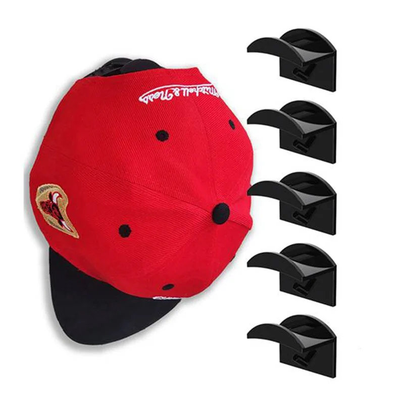 Baseball Caps Hook Wall Adhesive Hat Rack No Drilling Cap Holder ...