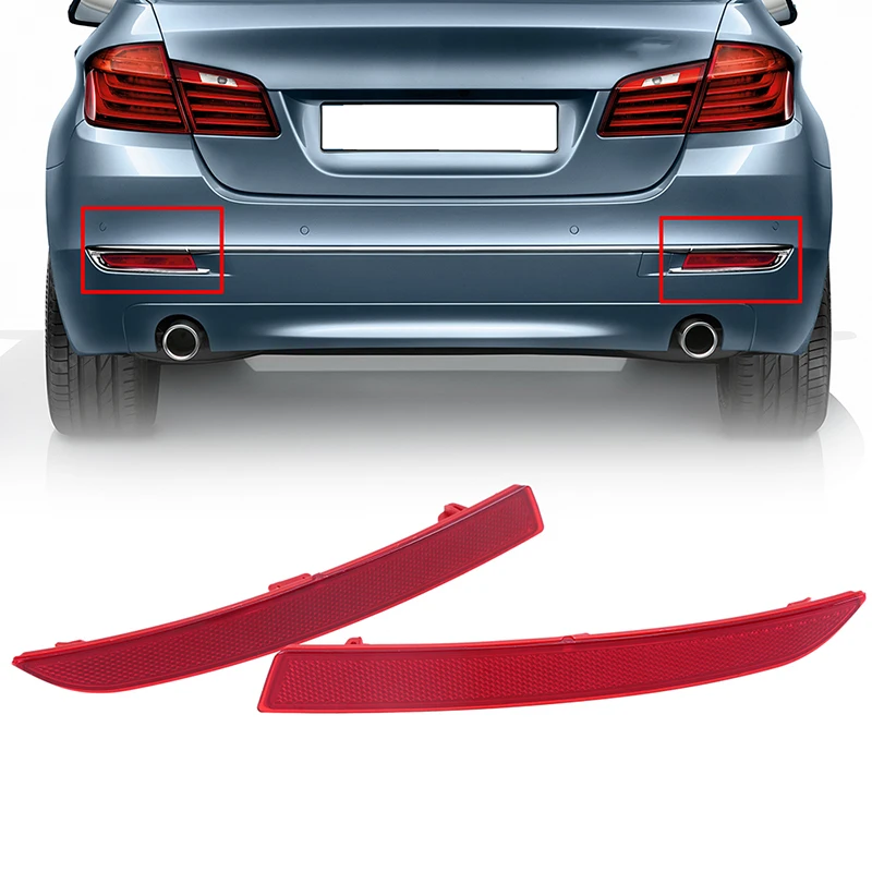 1pc-Pair-Car-Rear-Bumper-Reflector-Right-Left-Side-Red-63147318556 ...