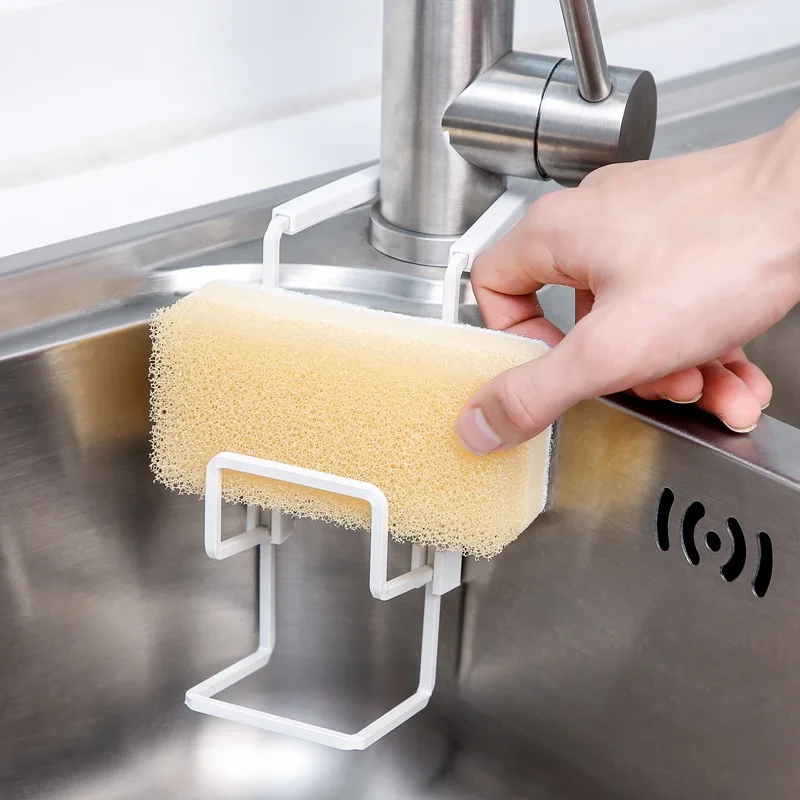 Durable-Metal-Sponge-Storage-Rack-Faucets-Kitchen-Sink-Holder-Bathroom ...