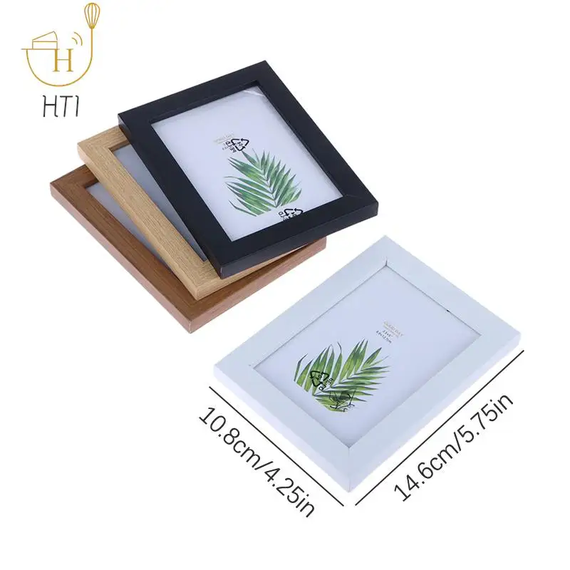 1Pc-Wooden-Photo-Frame-For-Wall-Hanging-Wood-Picture-Frame-Stand-For ...
