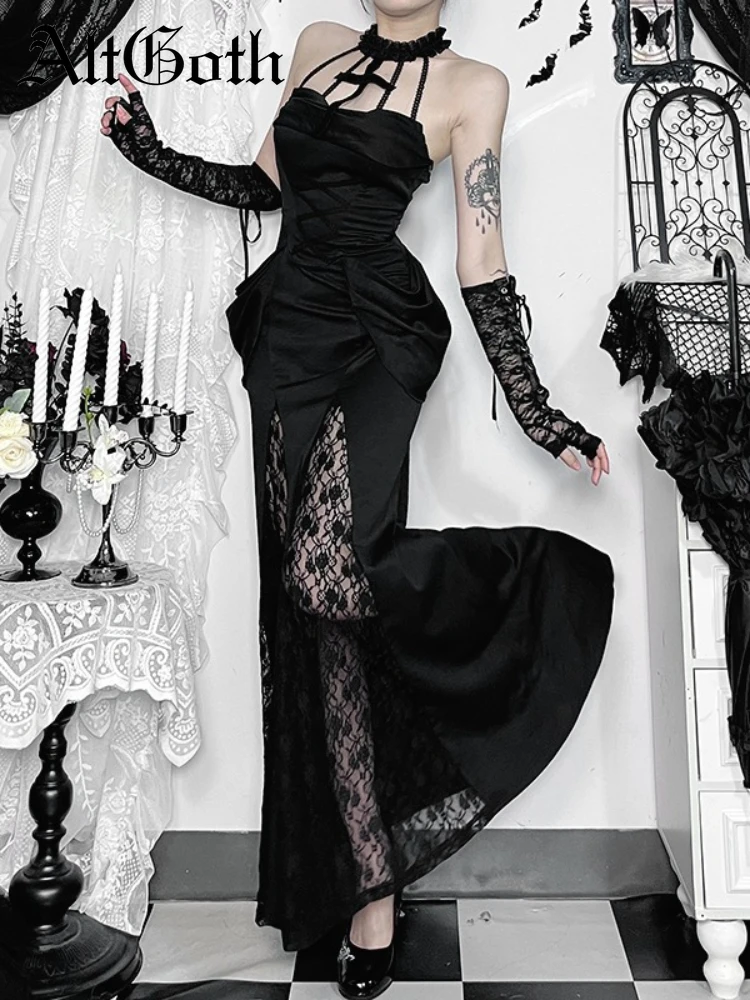 AltGoth Aesthetic Gothic Party Dress: The Ultimate Choice for a True ...