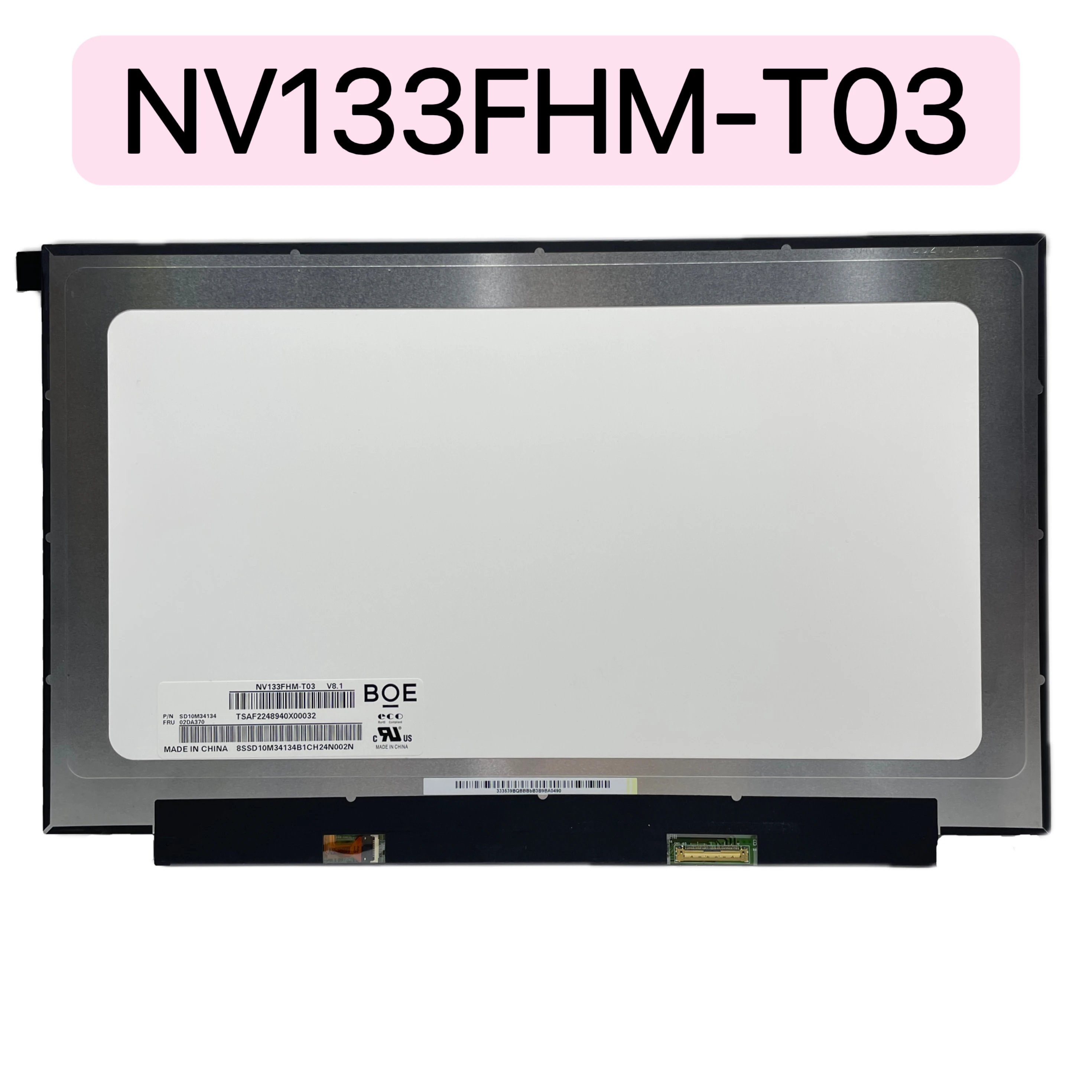 13-3-Touch-Screen-NV133FHM-T03-Fit-R133NWF4-R5-Laptop-LCD-Display-Panel ...