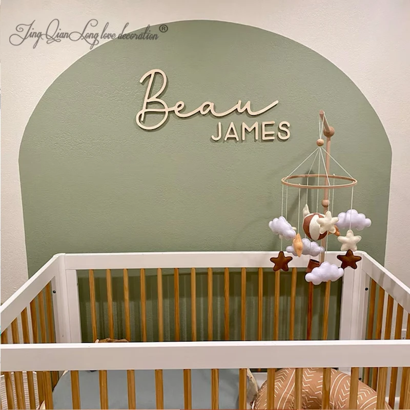 Custom-Wood-Baby-Name-Sign-Letter-Wall-Art-Kids-Room-Art-Wall-Art-for ...