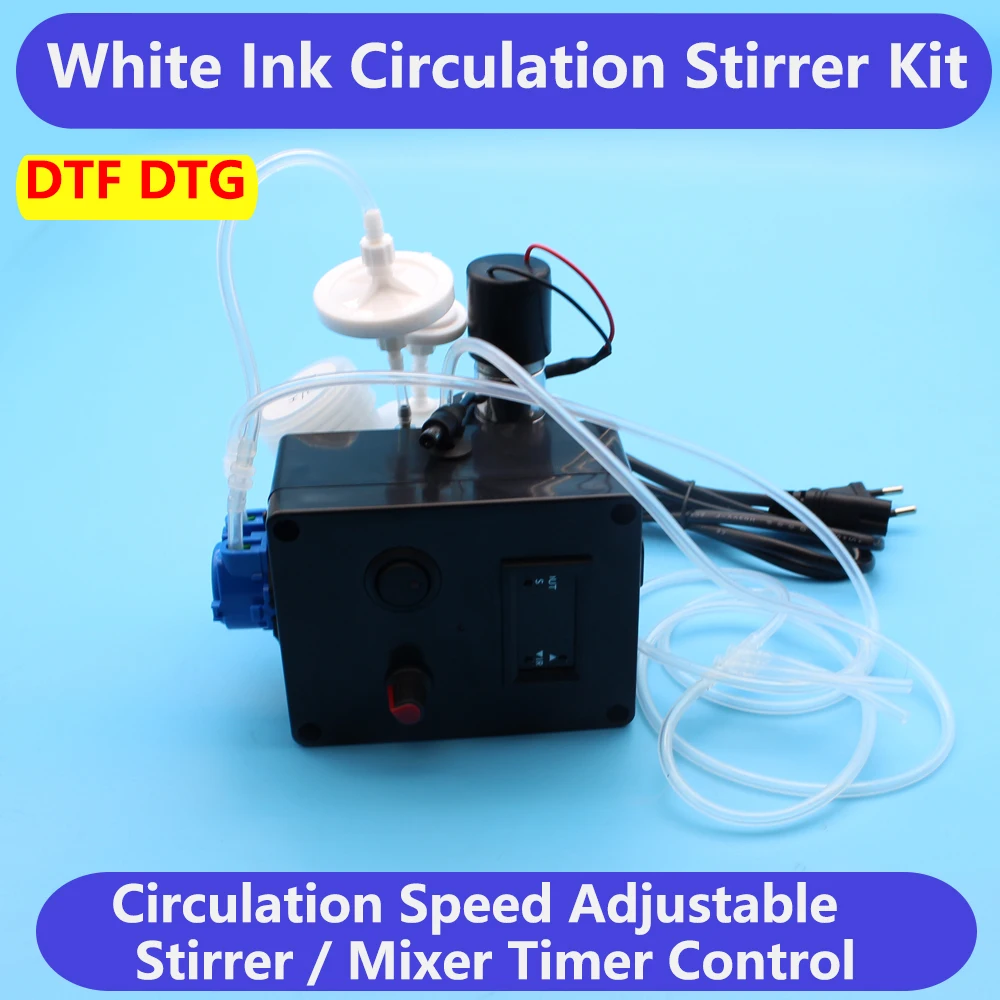 DTF-DTG-White-Ink-Avoid-Precipitate-Circulate-Stirrer-Timer-Ink-Tank-No ...