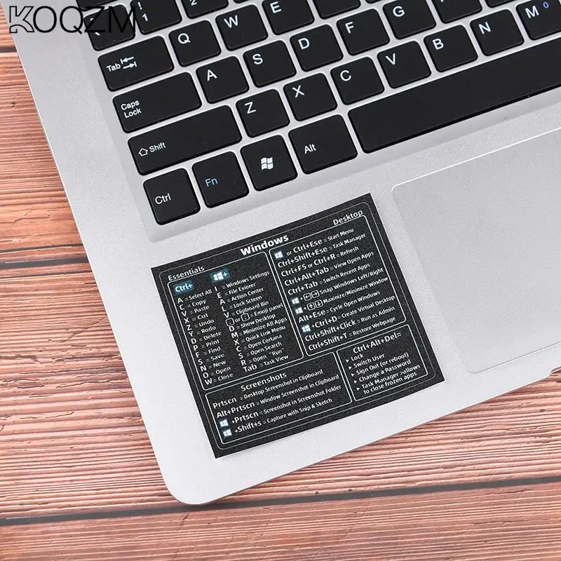 Windows PC Reference Keyboard Shortcut Sticker Adhesive For PC Laptop ...