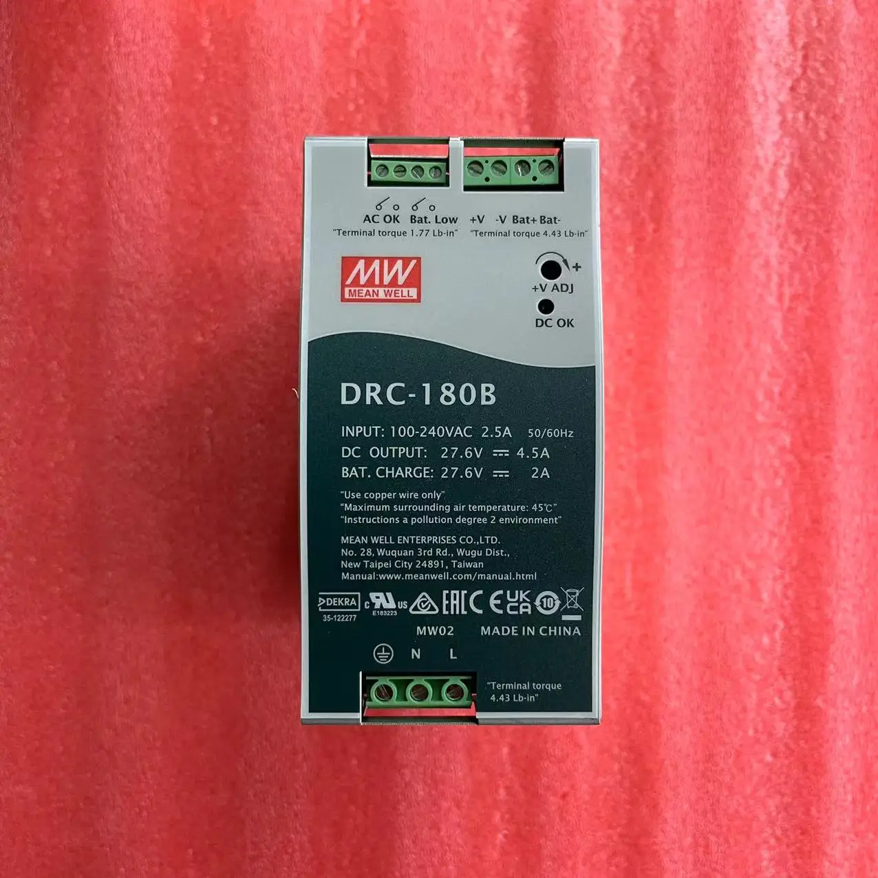 MEAN-WELL-DRC-180A-B-180W-UPS-SMPS-Switching-Power-Supply-AC-DC ...