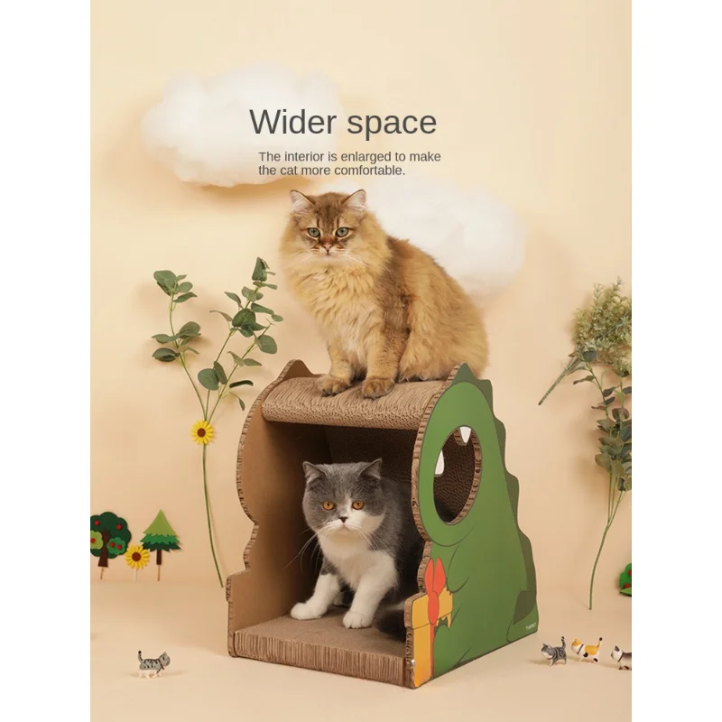 Dinosaur Vertical Integrated Cat Scratch Board - buy at the price of ...