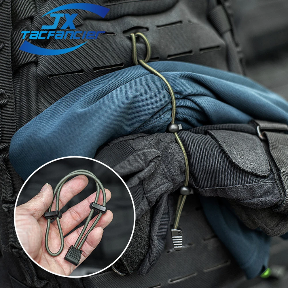 Bungee-Lanyard-Elastic-Rope-Tactical-Backpack-Keeper-Trekking-Pole ...