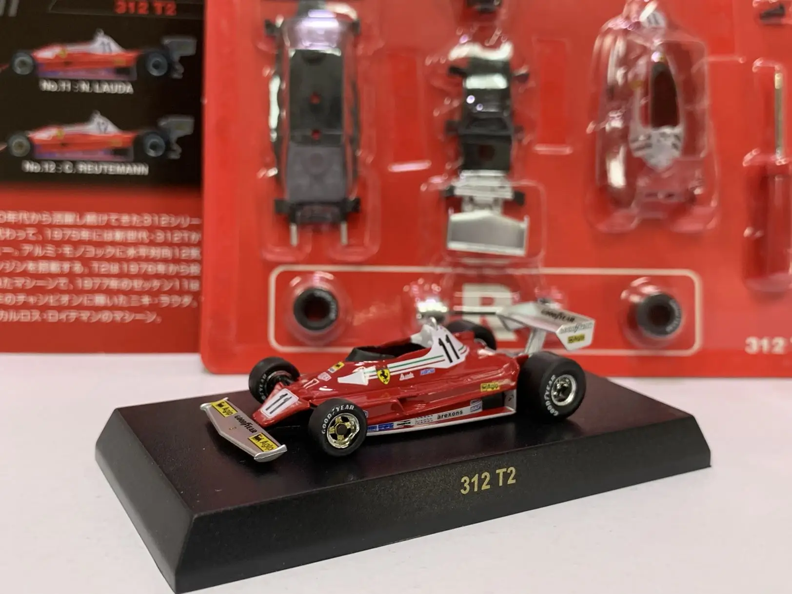 1-64-KYOSHO-para-312T2-1977-LM-F1-RACING-Cole-o-de-liga-fundida-montado ...