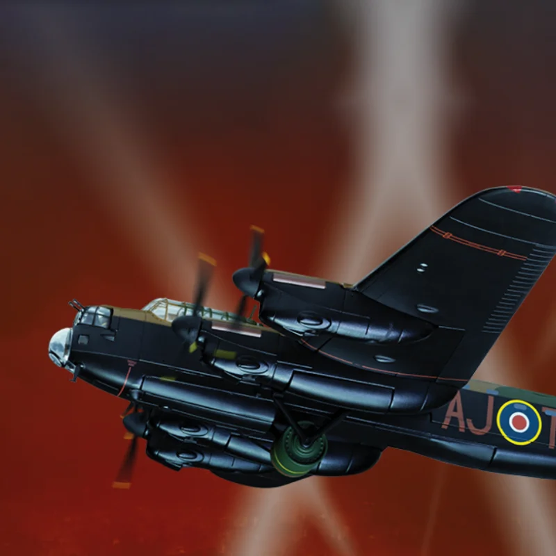 Diecast 1:72 Scale Lancaster Bomber Simulation Alloy Finished Aircraft ...