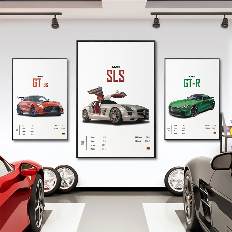 Nordic-Roadster-Poster-GTR-Racing-Car-Wall-Art-Canvas-Painting-Car ...