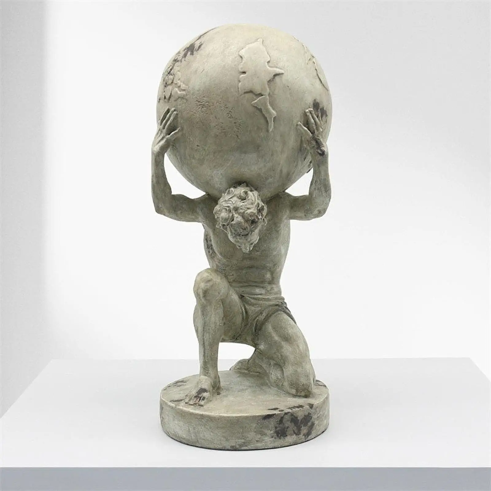 Atlas Titan Sculpture – Greek Mythology-Inspired Statue of Atlas ...
