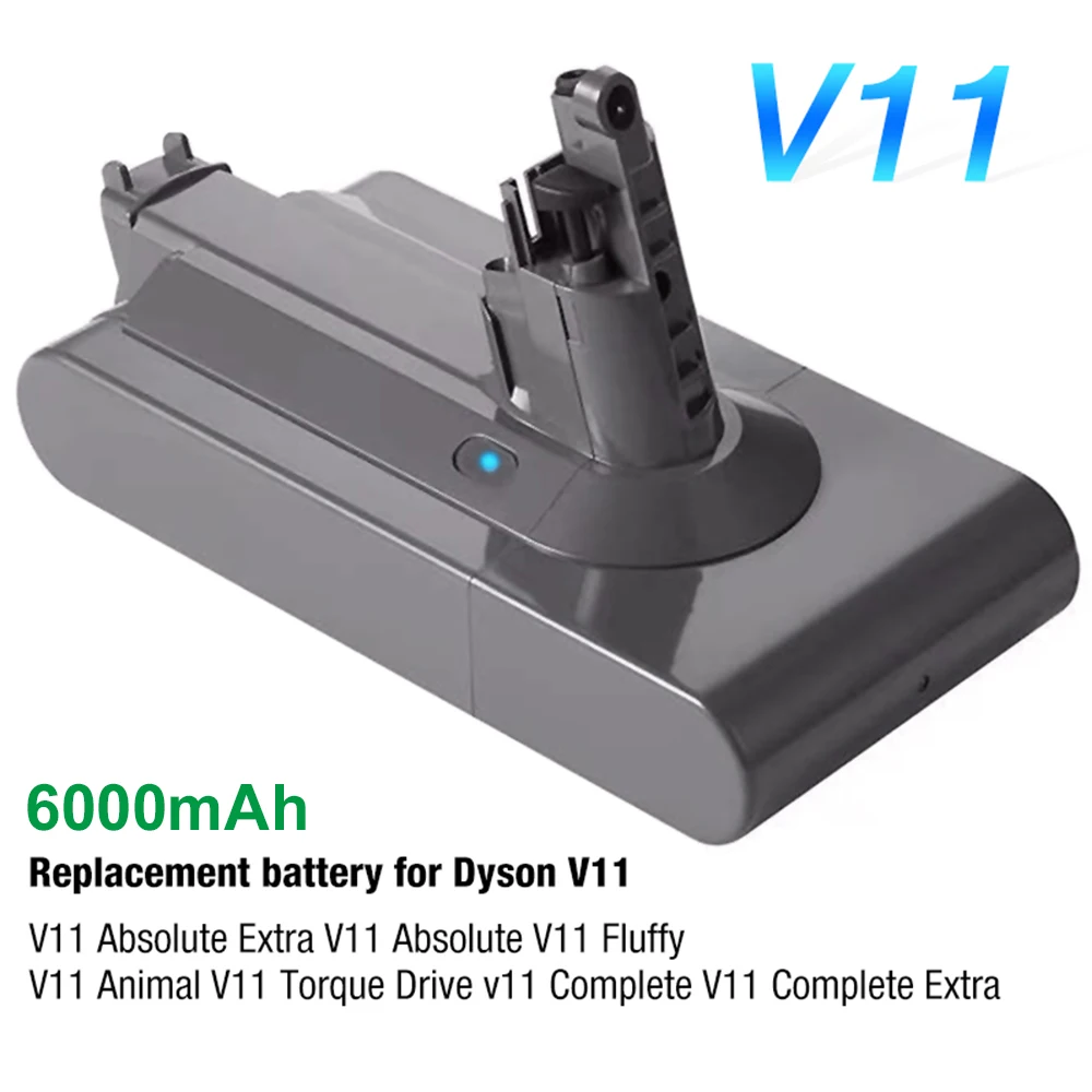 25.2V 6000mAh SV14 Battery Lithium Li-ion Vacuum Cleaner Rechargeable ...