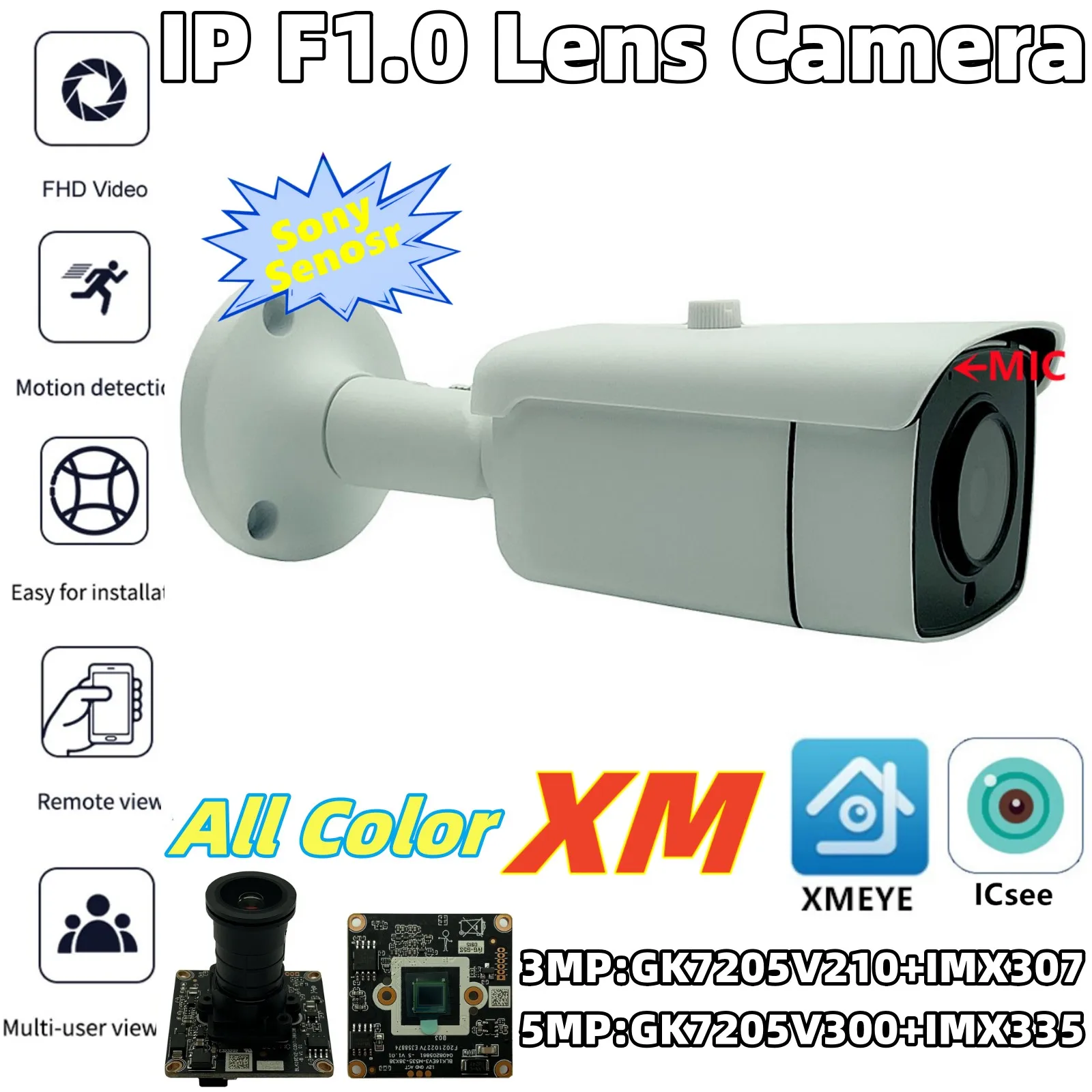 F1-0-Lens-5-3MP-IMX335-GK7205V300-StarLight-IP-Metal-Bullet-Camera-2592 ...