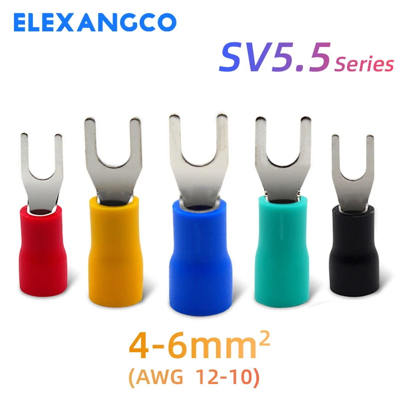SV5-5-4-5-6-8-Cord-End-terminal-Fork-U-terminal-Connector-Voltage ...