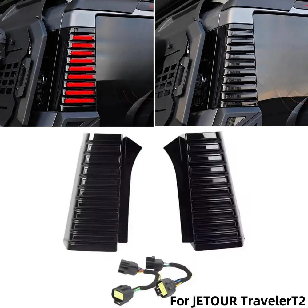 For-JETOUR-TravelerT2-2023-2024-D-pillar-Lights-Rear-3D-Turn-Warning ...