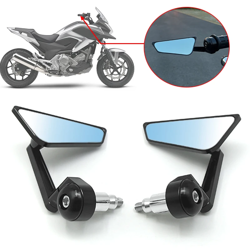 Motorcycle-Handlebar-Mirror-7-8-22mm-Bar-End-Mirror-Rearview ...