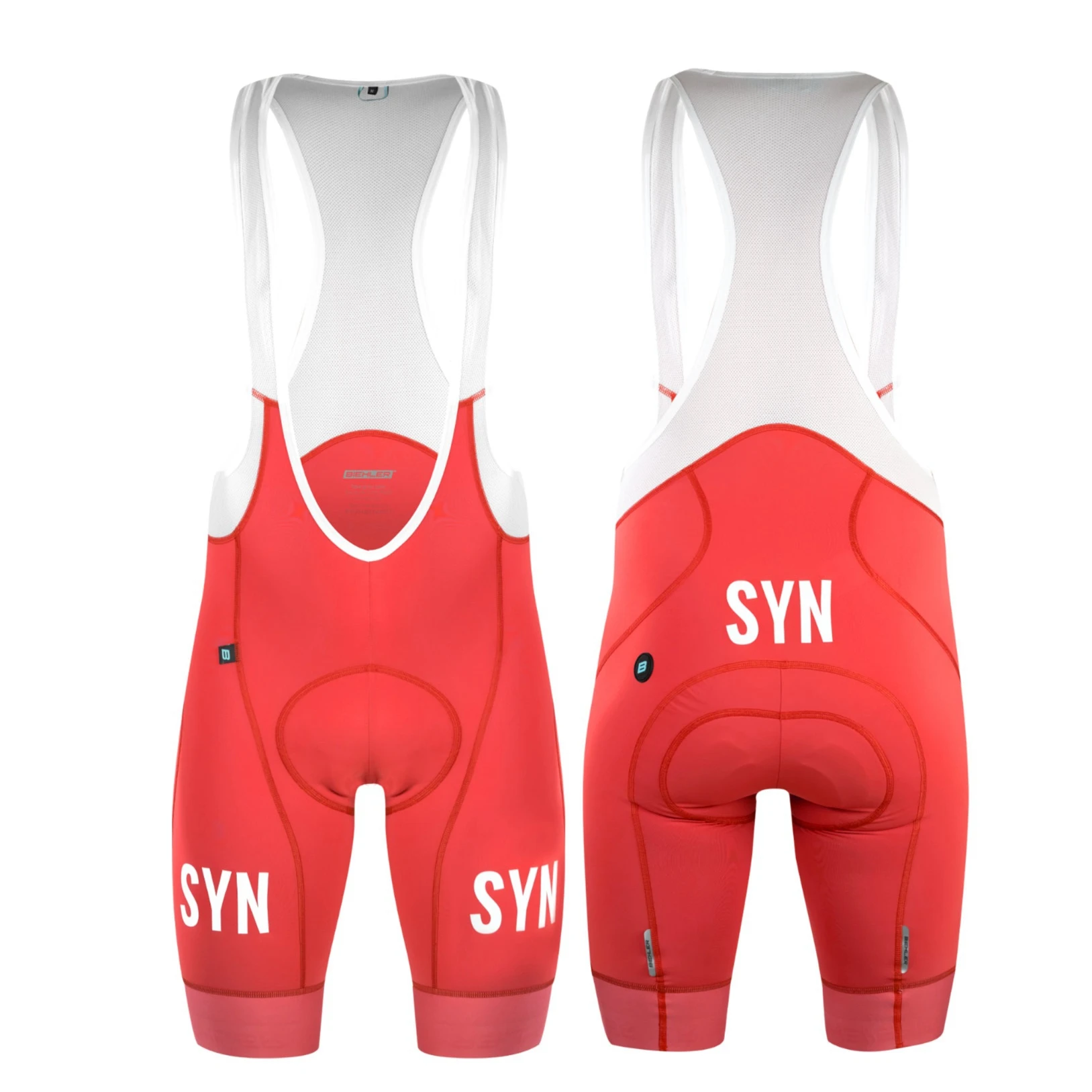 Red-SYN-Pro-Race-Team-Cycling-Bib-Shorts-With-High-density-core-cushion ...